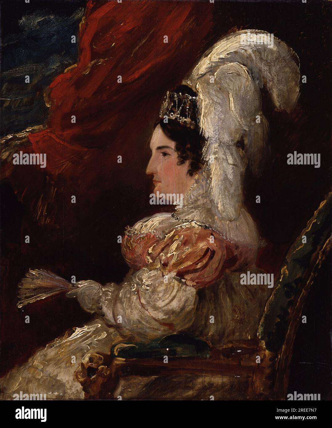 Caroline Amelia Elizabeth of Brunswick circa 1820 by George Hayter ...