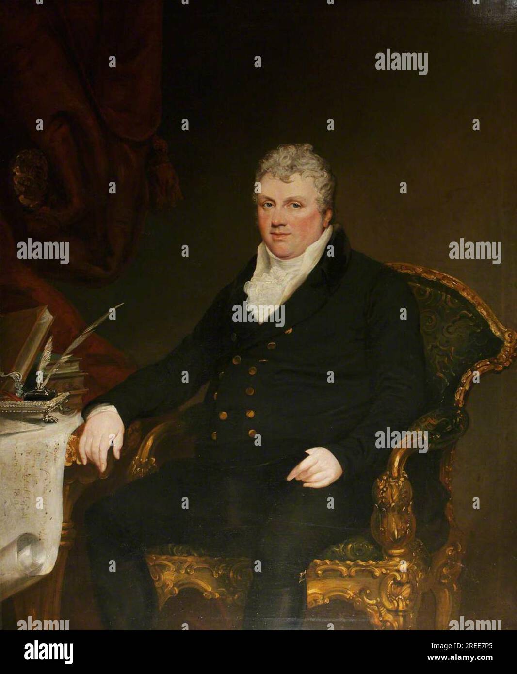 Matthew Russell MP of Brancepeth Castle, Co. Durham 1819 by George ...