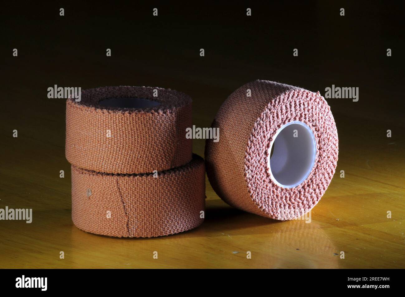 Rolls of plaster strip for securing dressings Stock Photo - Alamy
