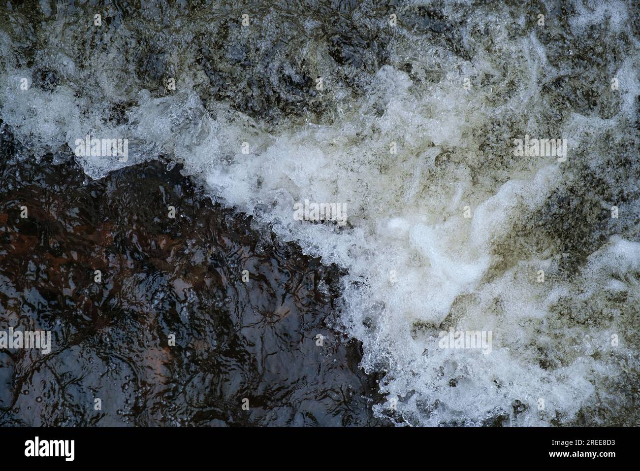 White water, opposing forces Stock Photo - Alamy