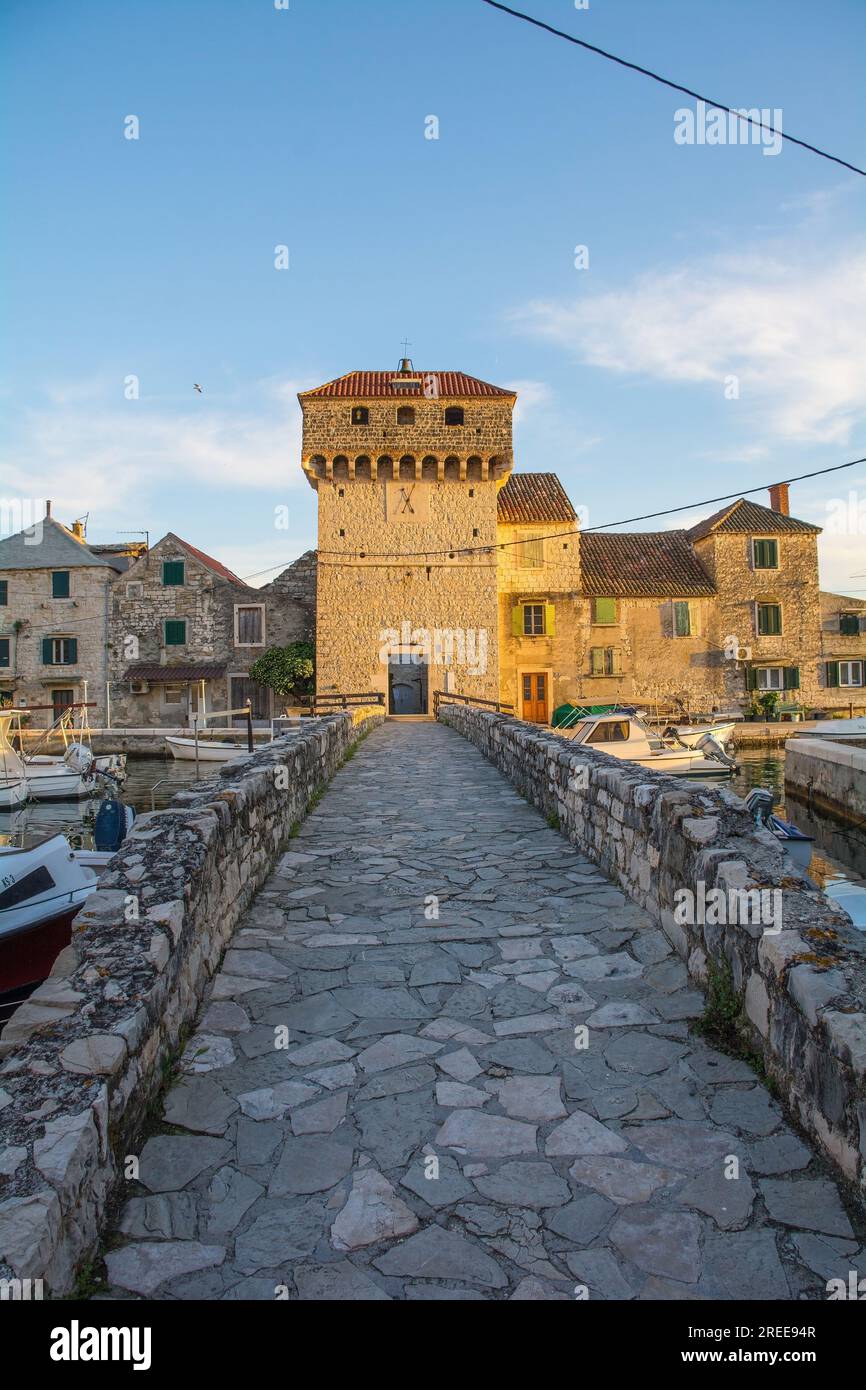Kastela, Croatia-May 18 2023.Kastilac in Kastel Gomilica, Kastela.16th ...