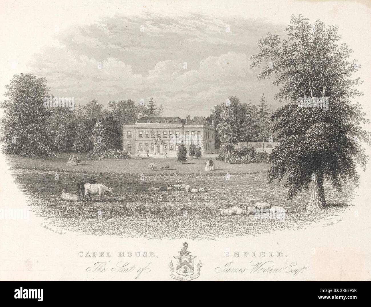 Capel House Enfield Outer Suburb - North by Thomas Barber Stock Photo ...