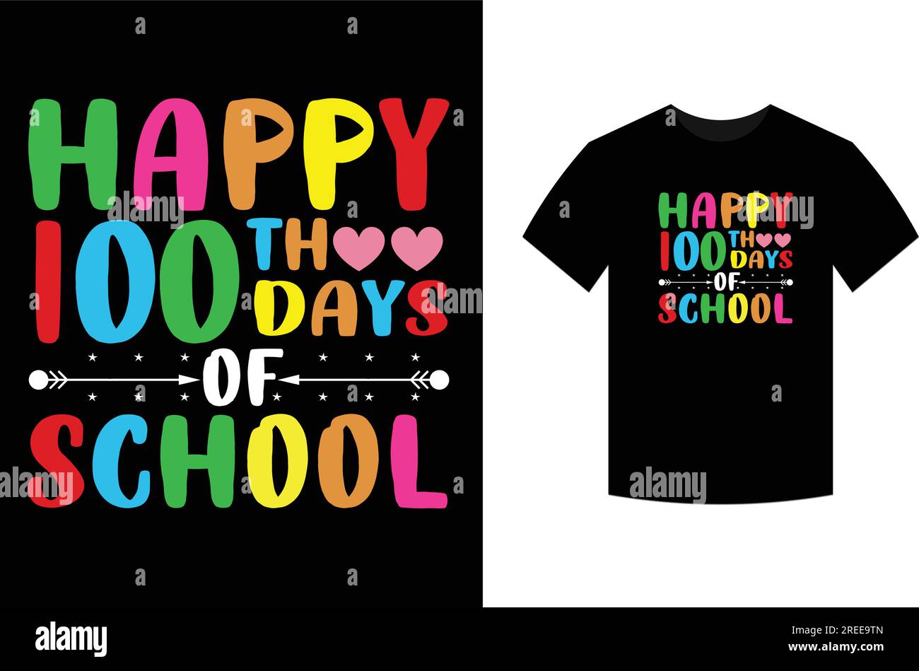 Happy 100 days Stock Vector Images - Alamy