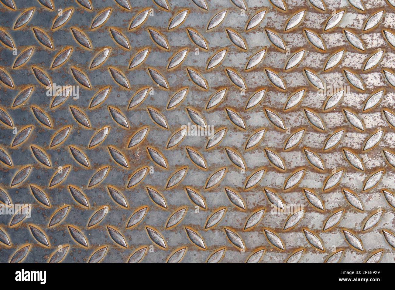 Texture of corrugated, corrugated steel sheet. Flooring. Abstract ...