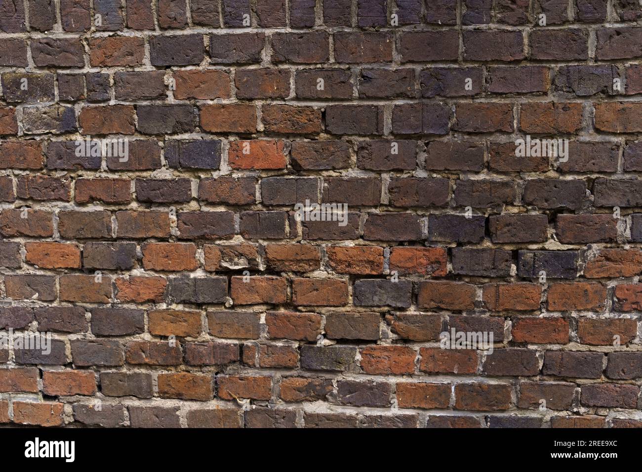 Old brick wall made of red bricks. Texture of a brick wall Stock Photo ...