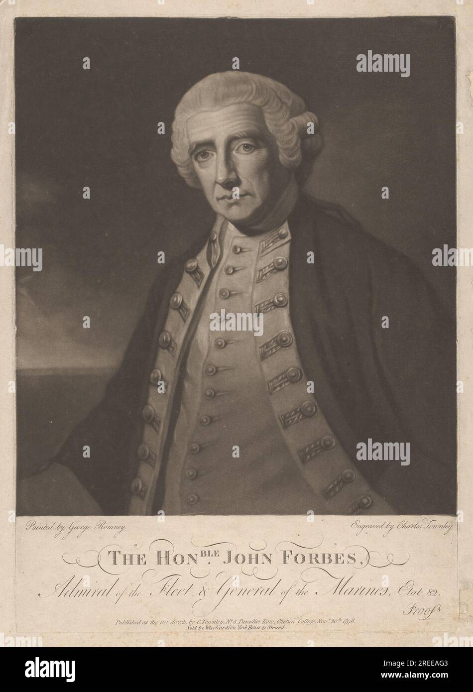 The Honorable John Forbes 1796 by Charles Townley Stock Photo - Alamy