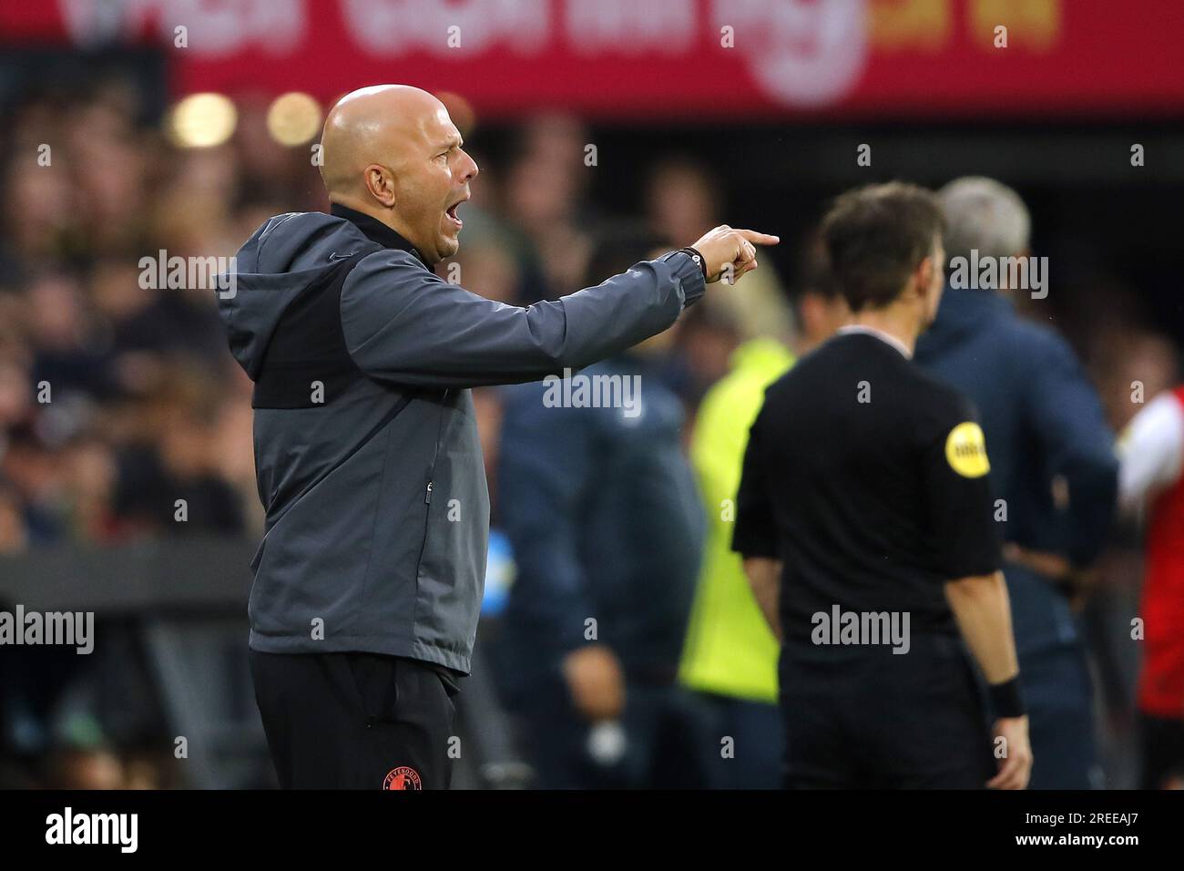 ROTTERDAM - Feyenoord coach Arne Slot during the friendly match between ...