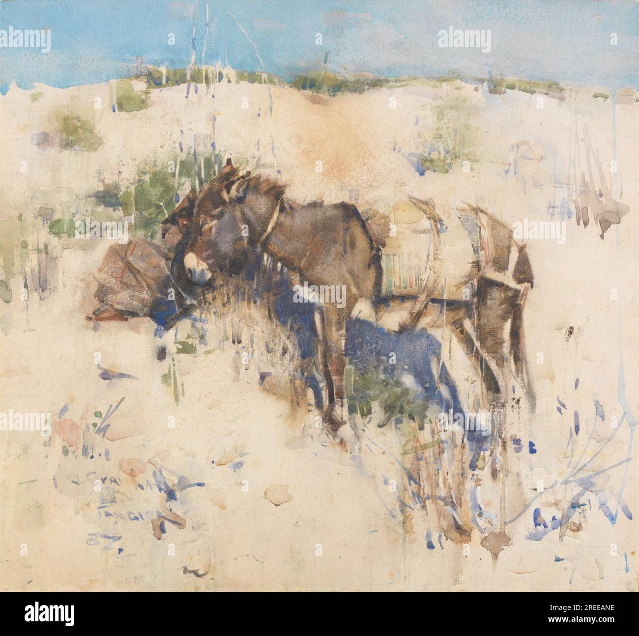 Tangier 1887 by Joseph Crawhall Stock Photo - Alamy