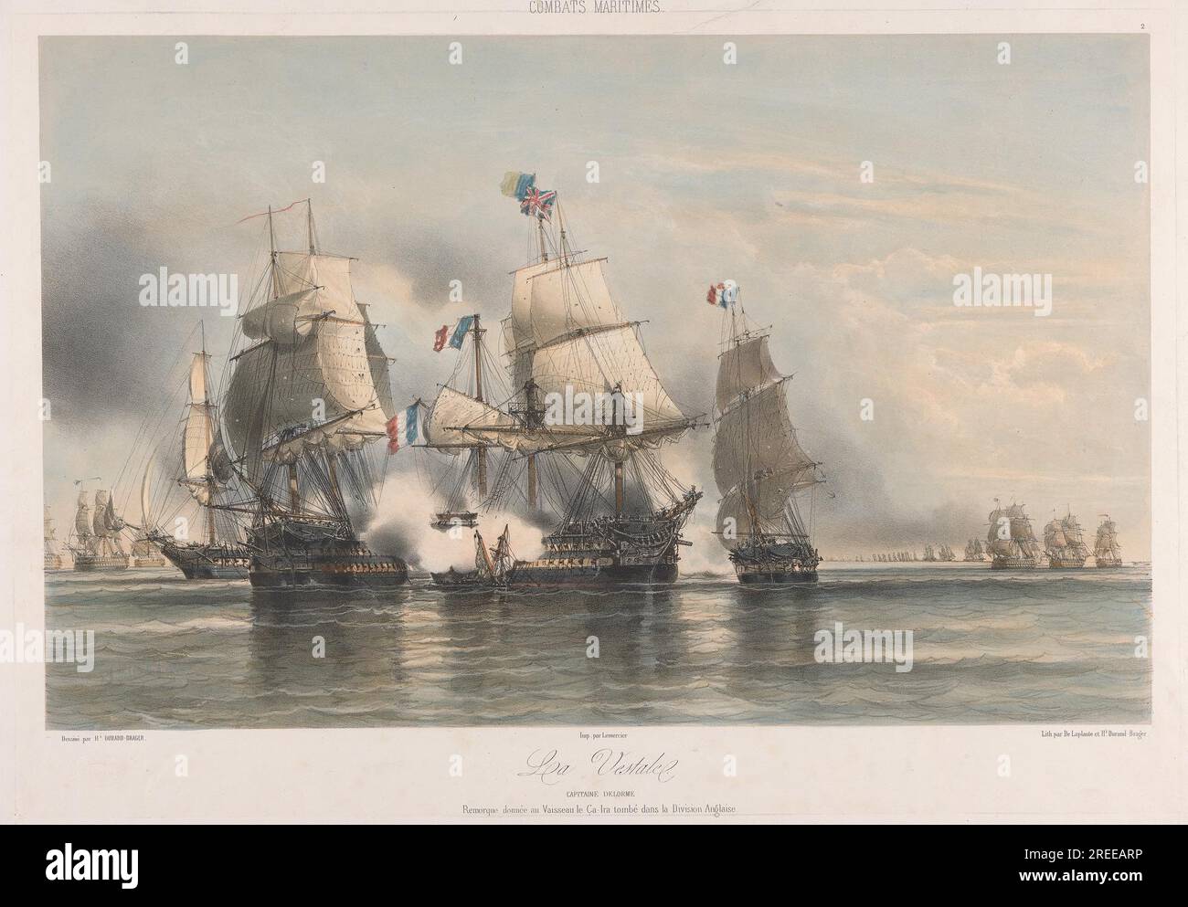La Vestale circa 1844 by Jean-Baptiste Henri Durand-Brager Stock Photo ...