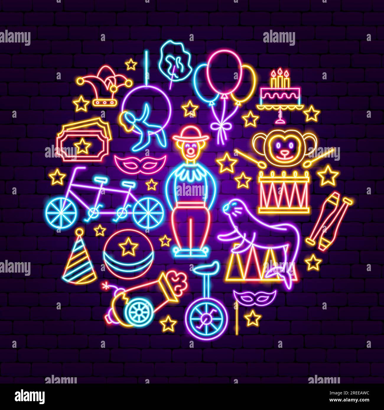 Circus Neon Concept Stock Vector Image & Art - Alamy Circus Neon Concept Stock Vector Image & Art - Alamy