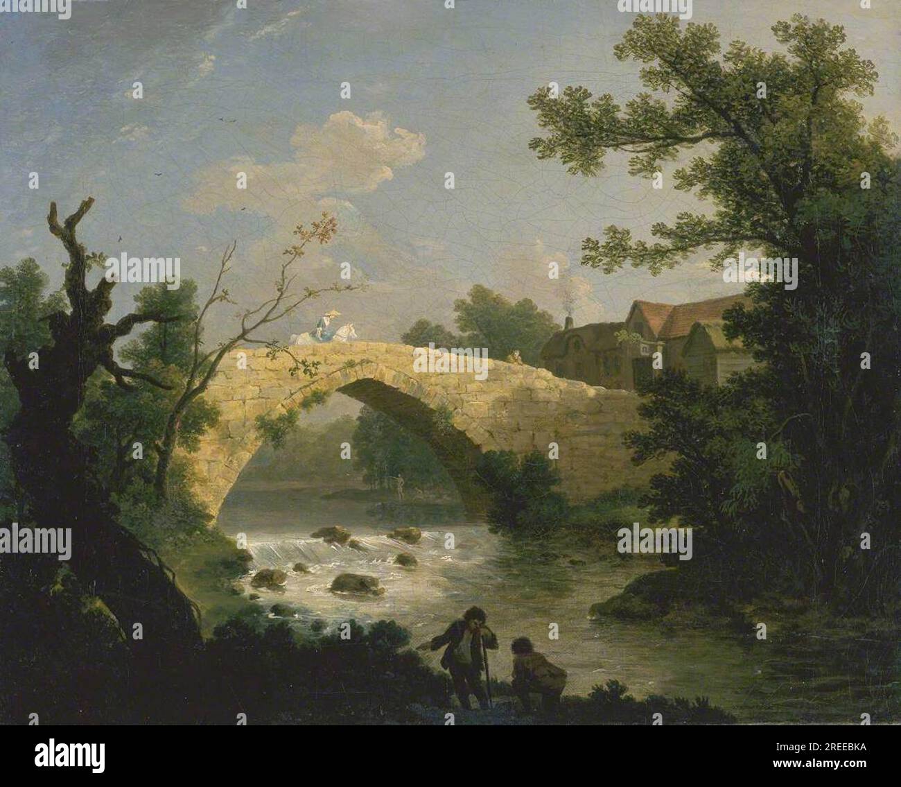 Ivy Bridge, Devon 1768 by John Inigo Richards Stock Photo - Alamy