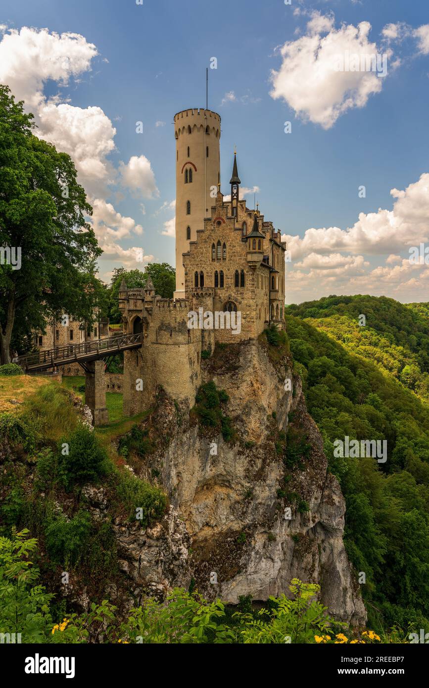 Surrounding view lichtenstein castle hi-res stock photography and ...
