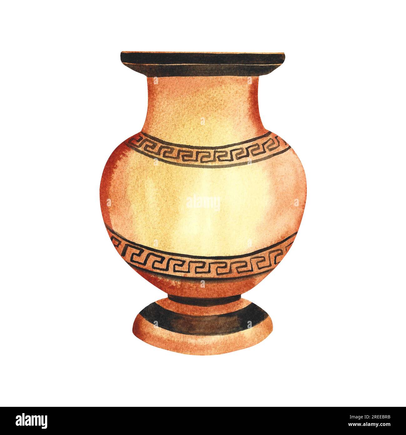 Amphora urn icon flat Cut Out Stock Images & Pictures - Alamy