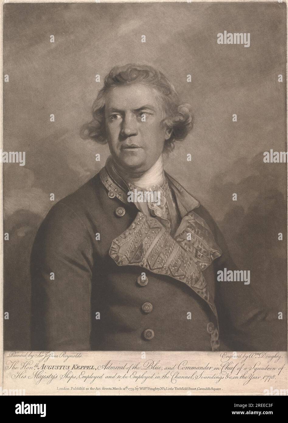 The Honorable Augustus Keppel, Admiral of the Blue 1779 by William ...