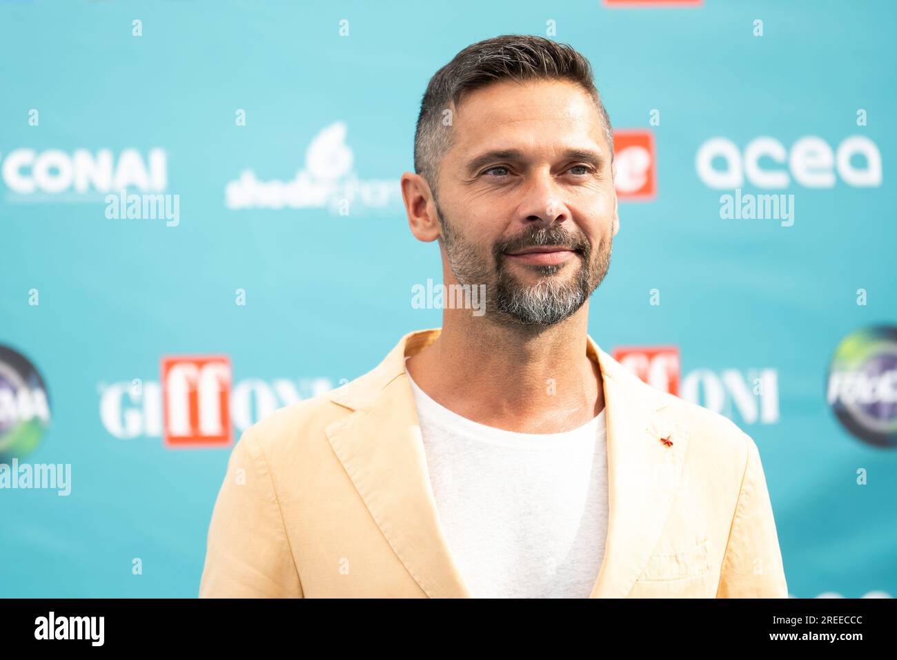Giffoni Valle Piana, Salerno, Italy. 27th July, 2023. Italian actor ...