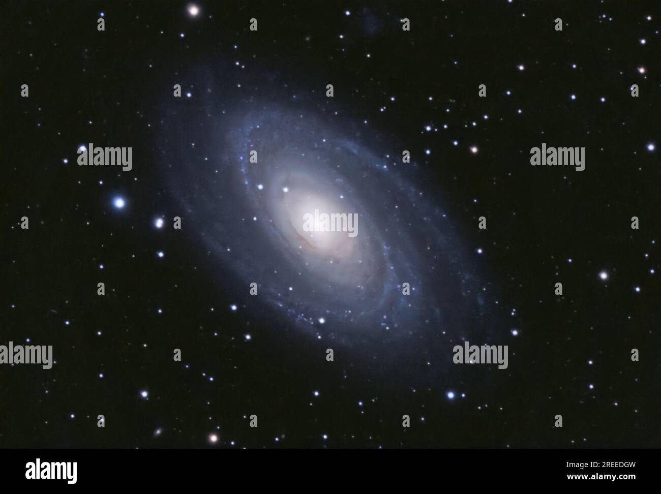 The Bode galaxy (Messier 81), in the boreal constellation of Ursa Major ...