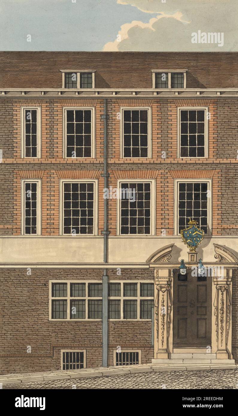 Painter Stainers Hall 1799 by Charles Tomkins Stock Photo - Alamy