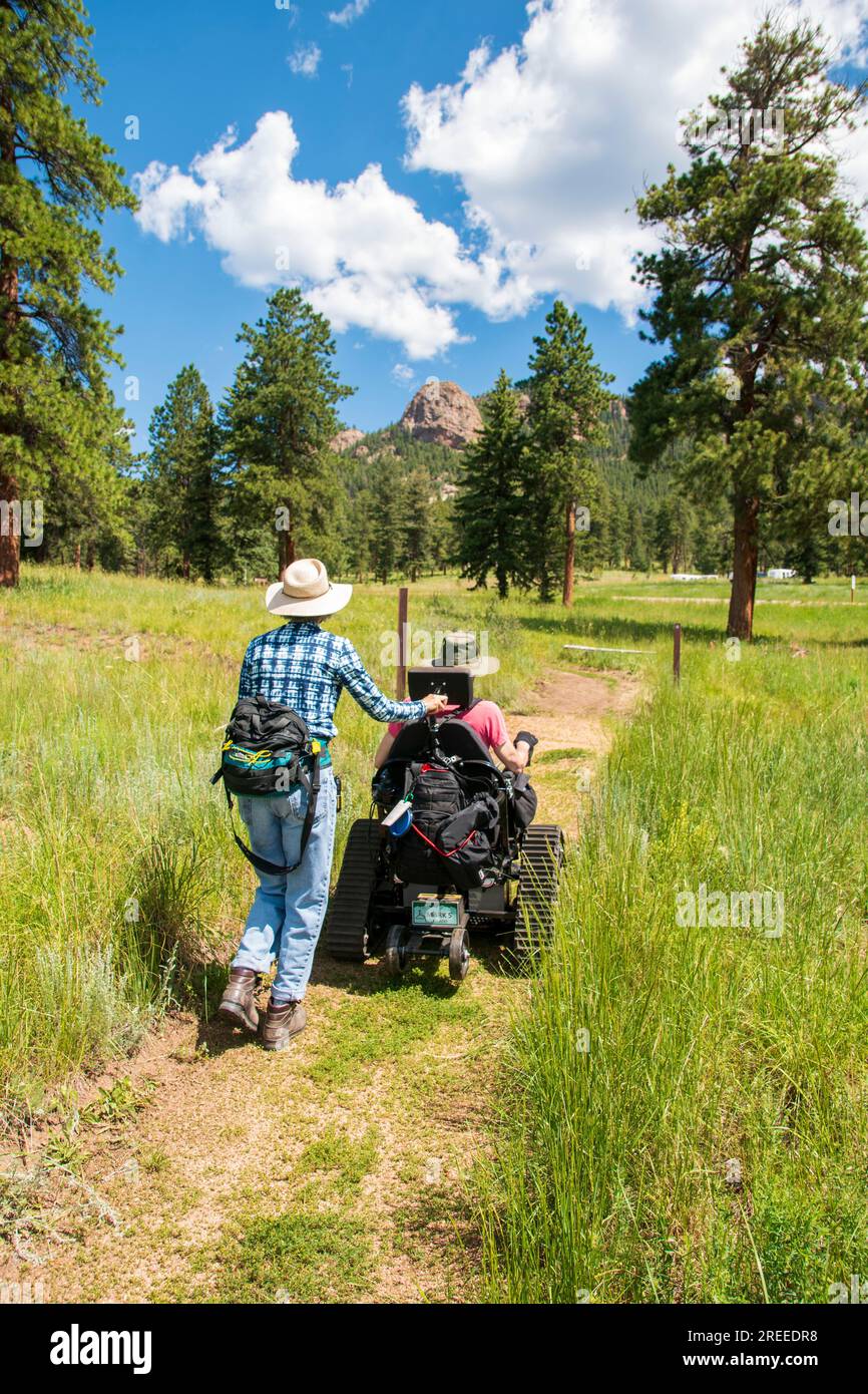 Colorado's Staunton State Park offers a Track Chair Program which ...