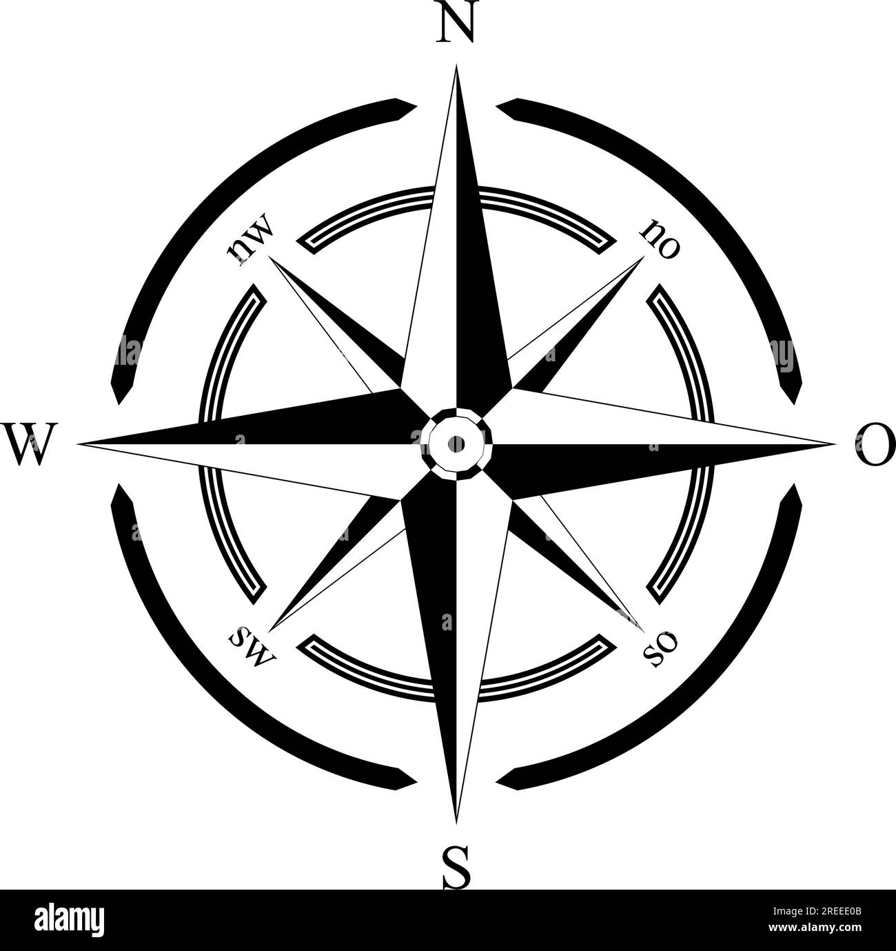 German eight Stock Vector Images - Alamy