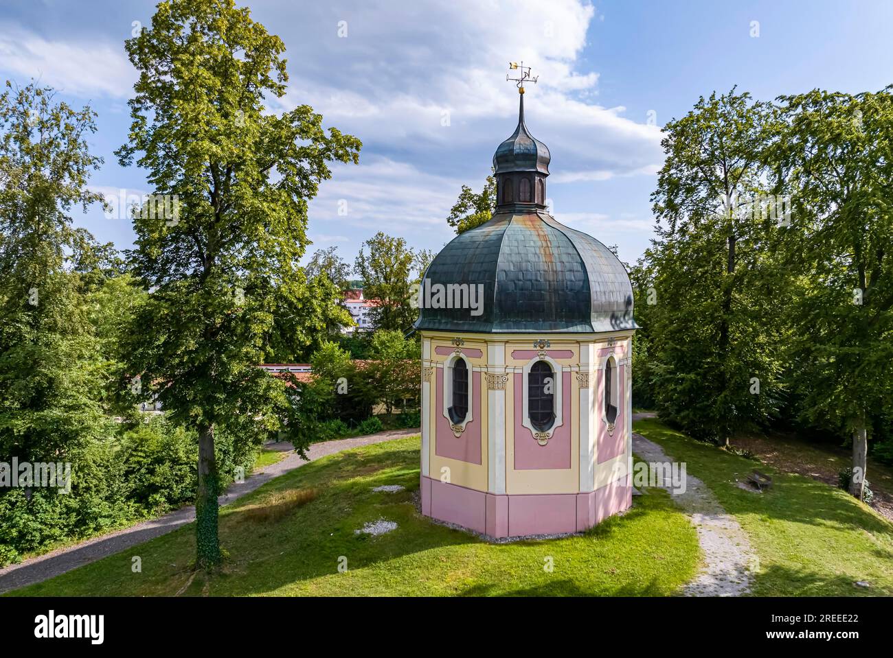 Josefskapelle, baroque chapel from 1629, octagonal dome, architectural ...
