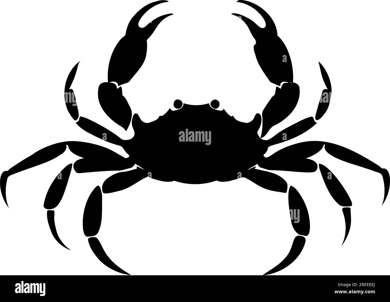 Crab silhouette isolated. Vector illustration Stock Vector Image & Art ... Crab silhouette isolated. Vector illustration Stock Vector Image & Art ...