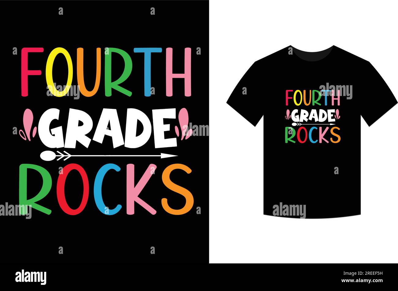 Fourth grade Rocks, T-shirt design Stock Vector Image & Art - Alamy