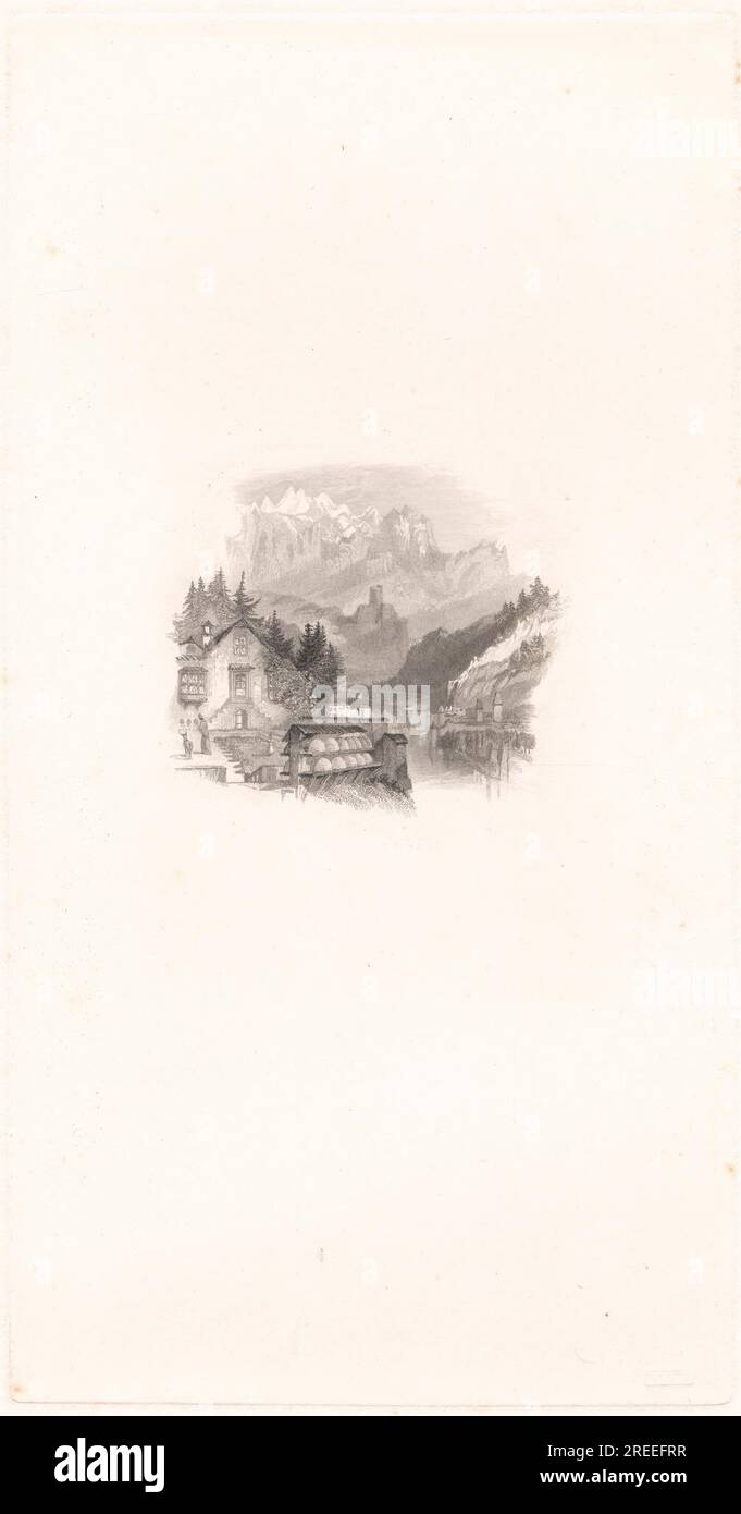 St. Pierre's Cottage 1834 by Edward Angelo Goodall Stock Photo - Alamy