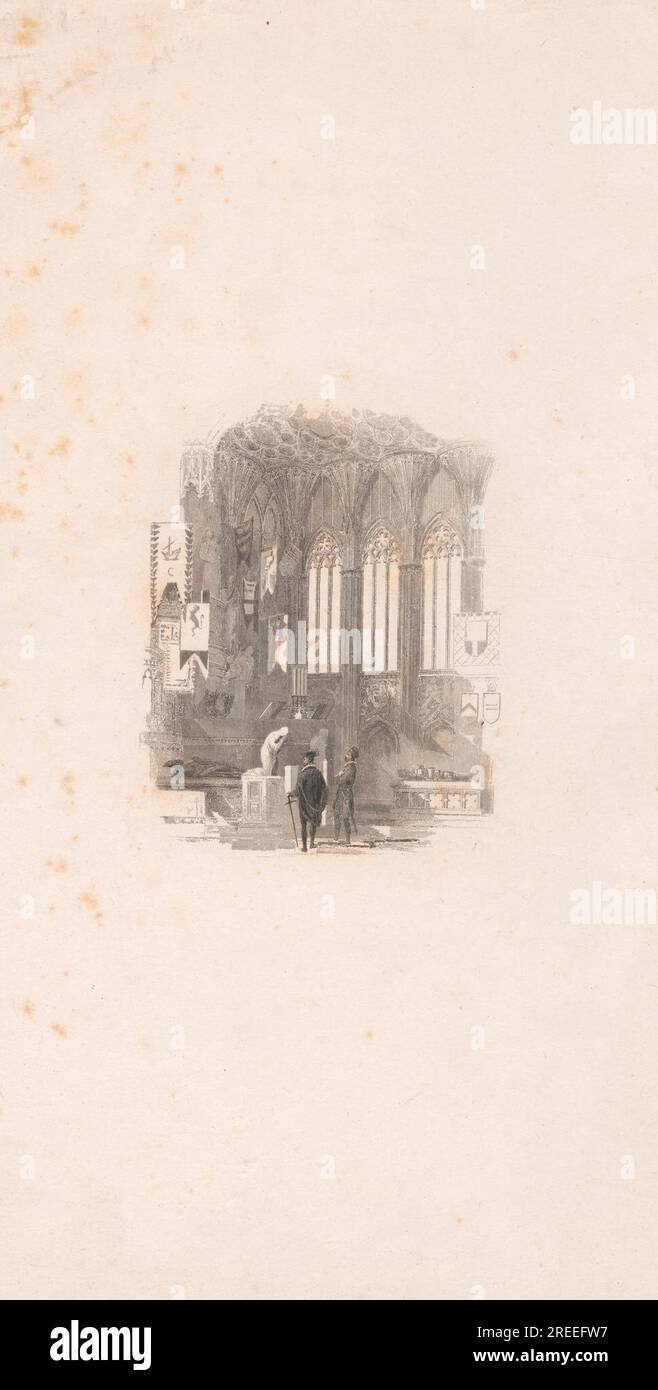 Cortes and Pizarro 1834 by Edward Angelo Goodall Stock Photo - Alamy