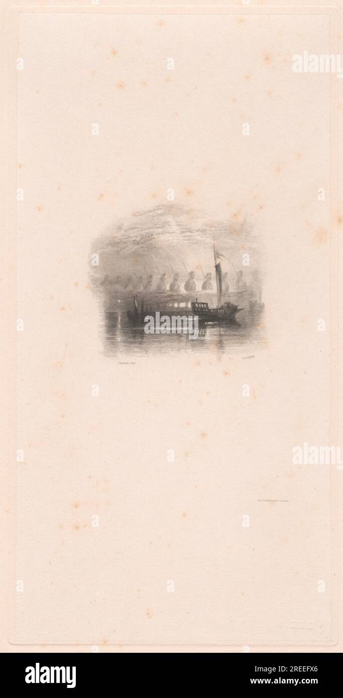 The Vision of Columbus 1834 by Edward Angelo Goodall Stock Photo - Alamy