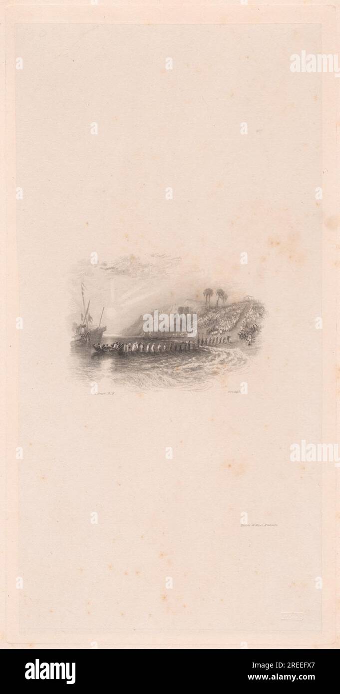 The Landing of Columbus 1834 by Edward Angelo Goodall Stock Photo - Alamy