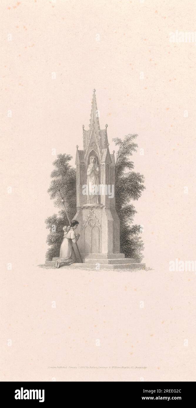 The Pilgrim 1830 by Edward Angelo Goodall Stock Photo - Alamy