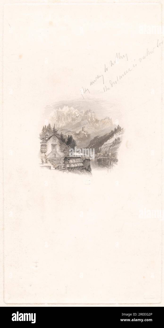 St. Pierre's Cottage 1834 by Edward Angelo Goodall Stock Photo - Alamy