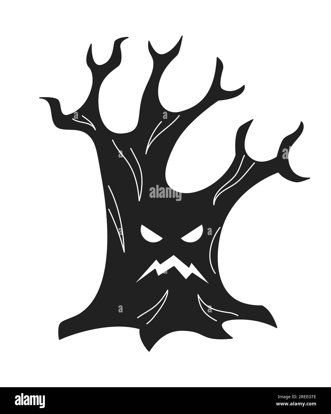 Spooky tree Cut Out Stock Images & Pictures - Alamy
