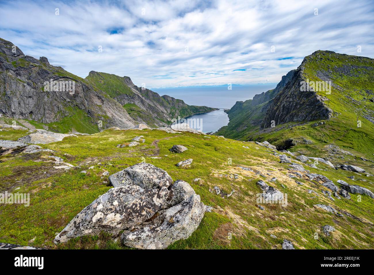 Fjord hiking trail hi-res stock photography and images - Alamy