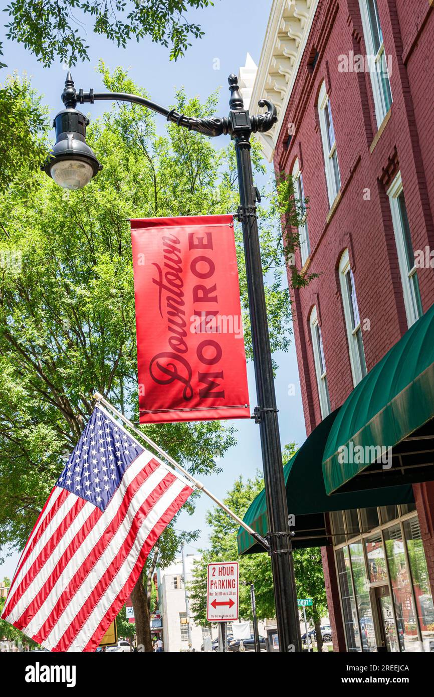 Monroe Georgia,small town city,restored historic building,downtown ...
