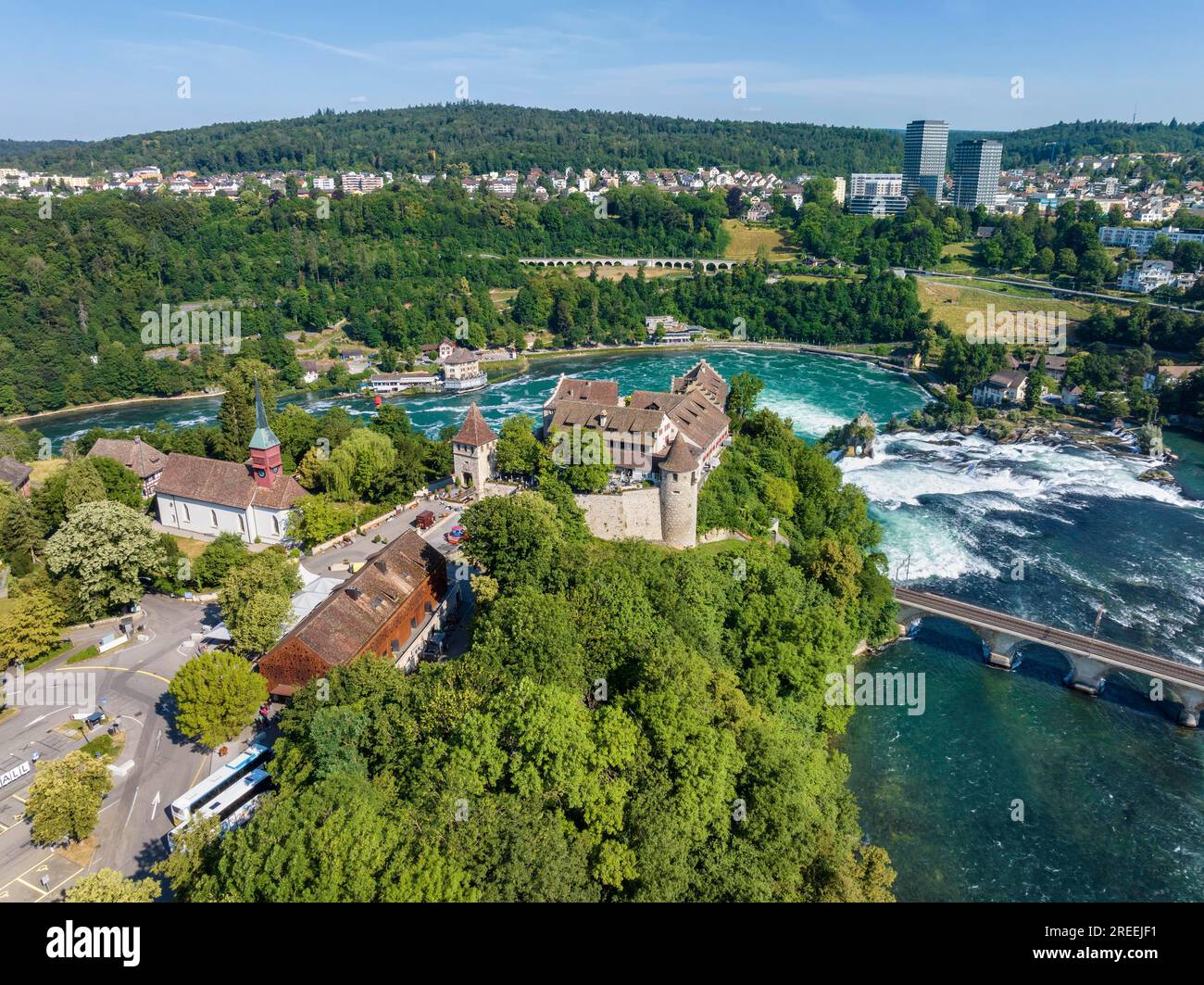Rhine falls visitor center hi-res stock photography and images - Alamy