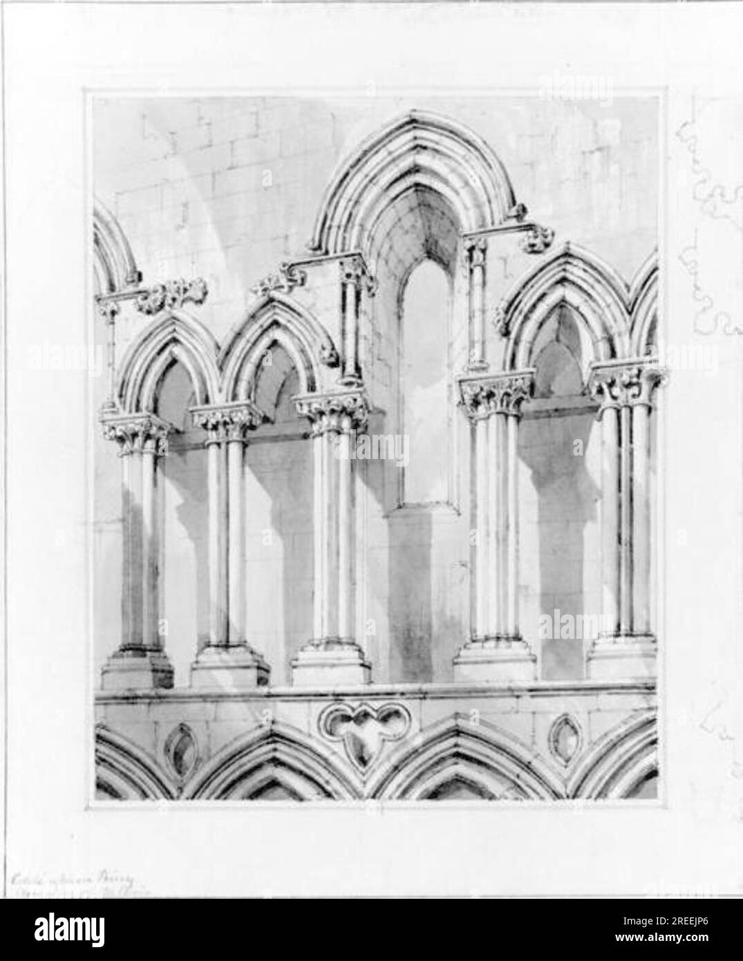 Robert william billings coldingham priory east hi-res stock photography ...