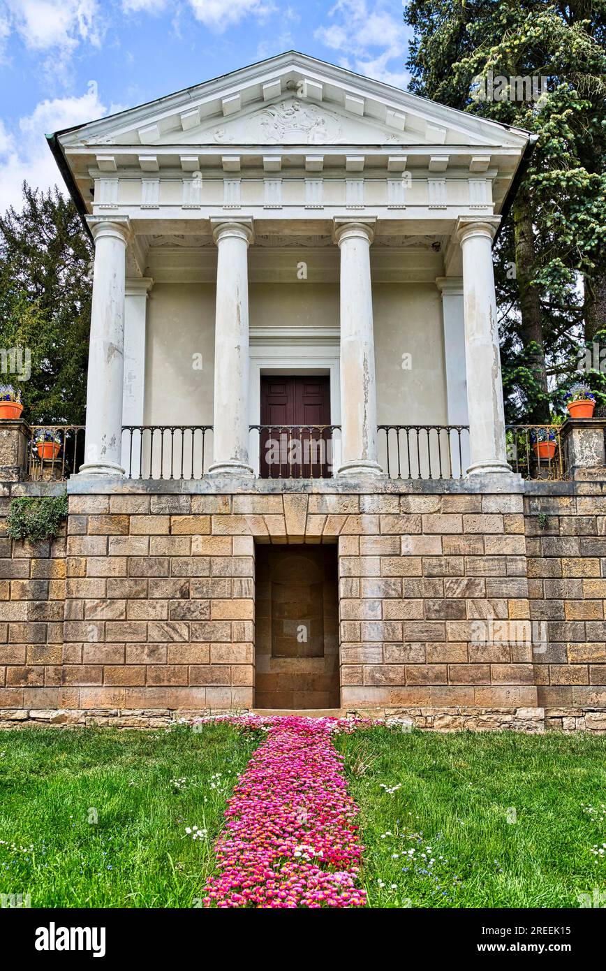 Flora Temple, Woerlitz Park Stock Photo - Alamy