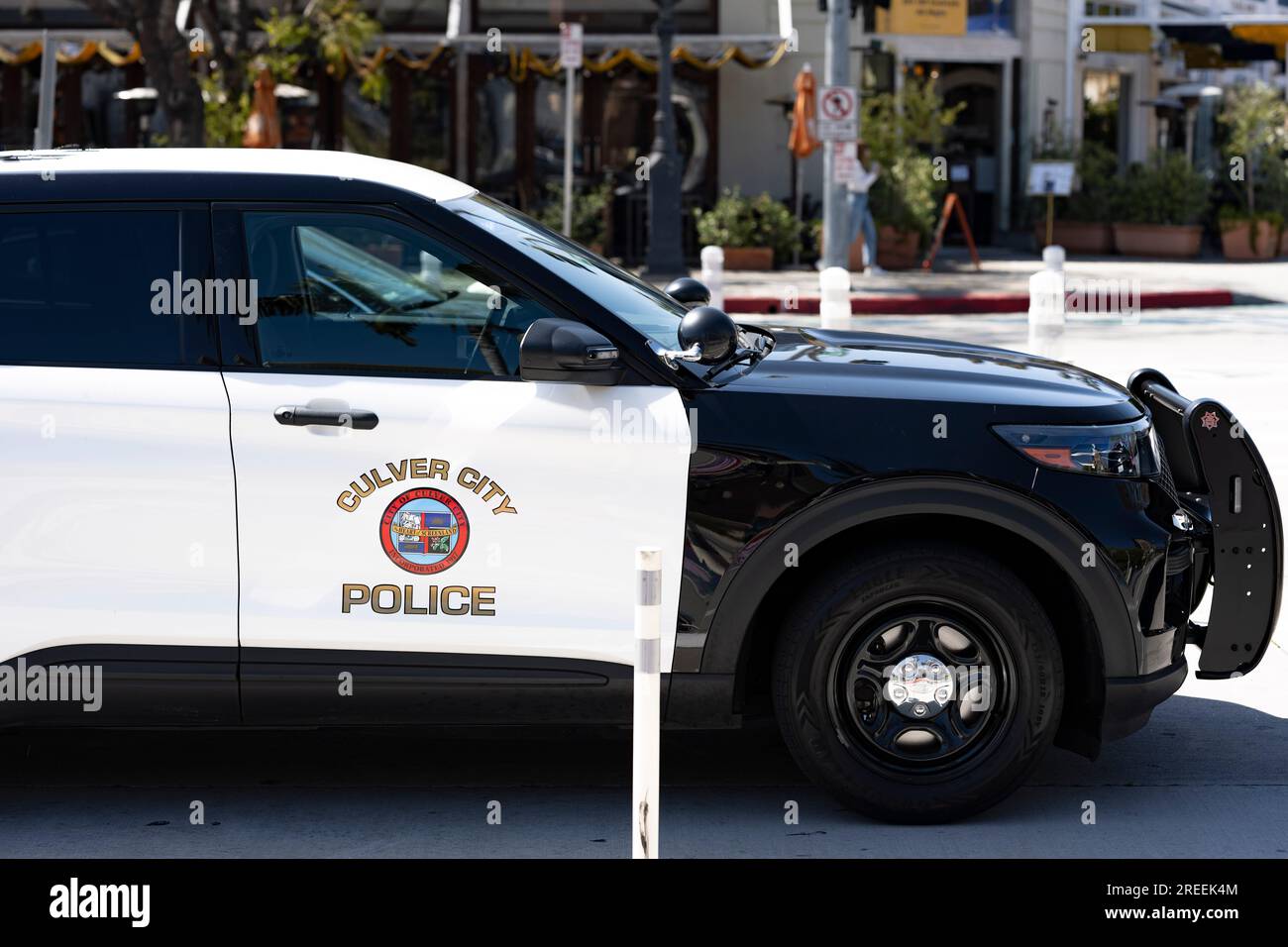 Culver City California Usa 19th Apr 2023 A Culver City Police