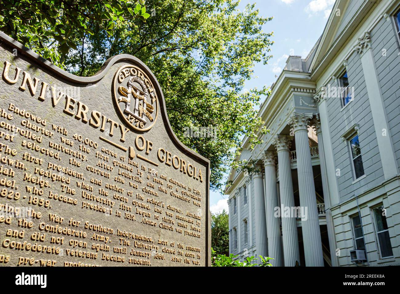Athens Georgia,University of Georgia school campus,North Campus Quad ...