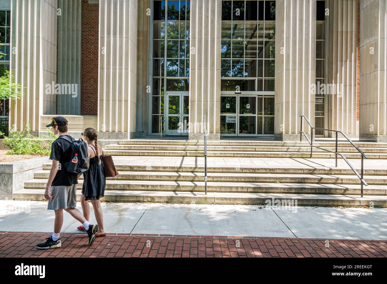 Athens Georgia,University of Georgia school campus,Main Library,teens ...