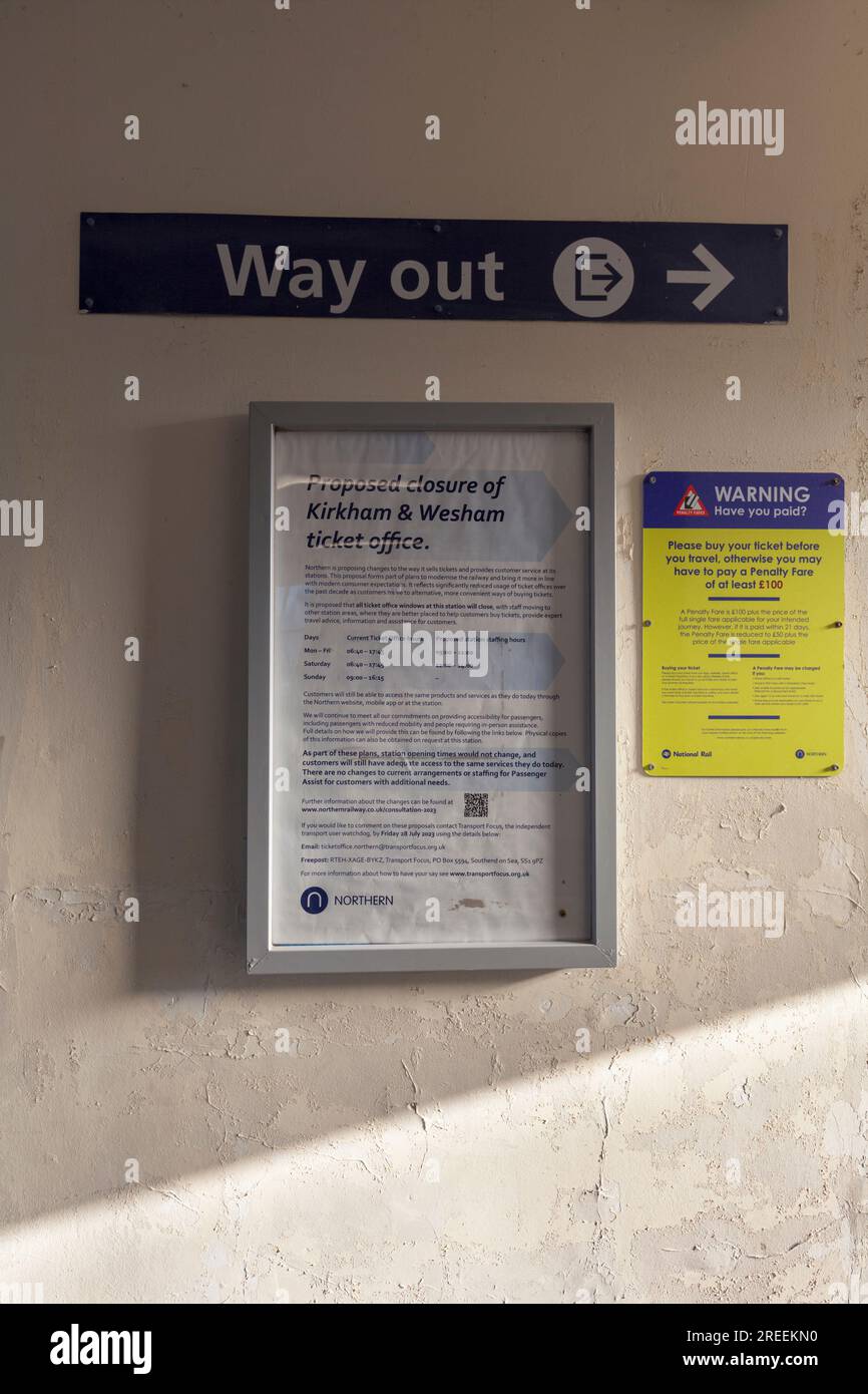 Kirkham and wesham station hi-res stock photography and images - Alamy