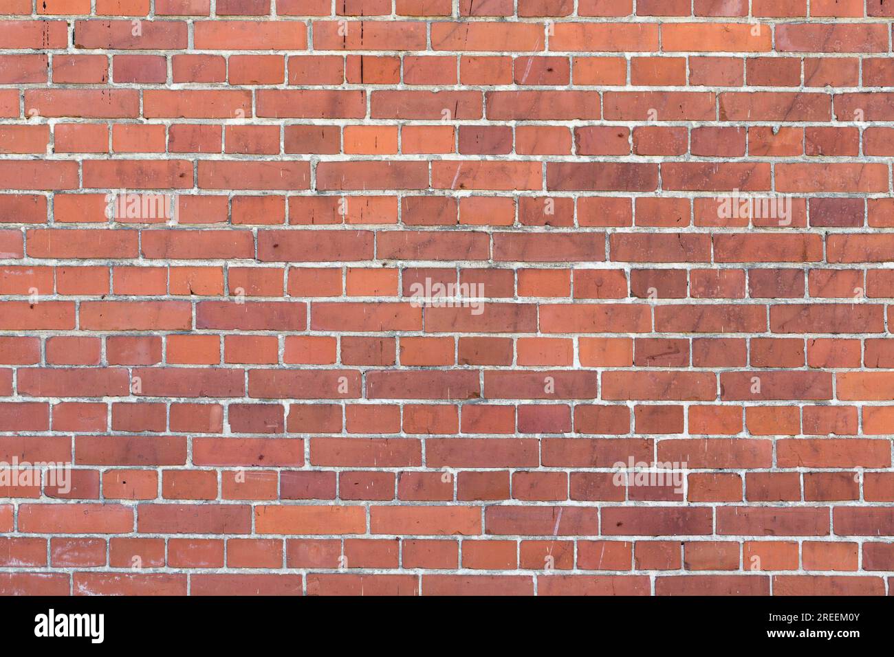 Stained red brick wall for backgrounds Stock Photo - Alamy