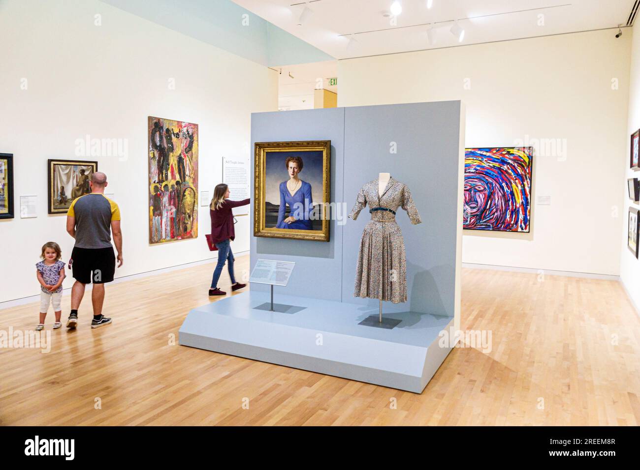 Athens Georgia,University of Georgia school campus,Georgia Museum of Art,inside interior indoors ...