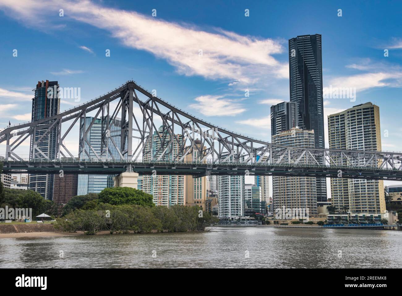 The Central business district of Brisbane, Queensland, Australia Stock ...