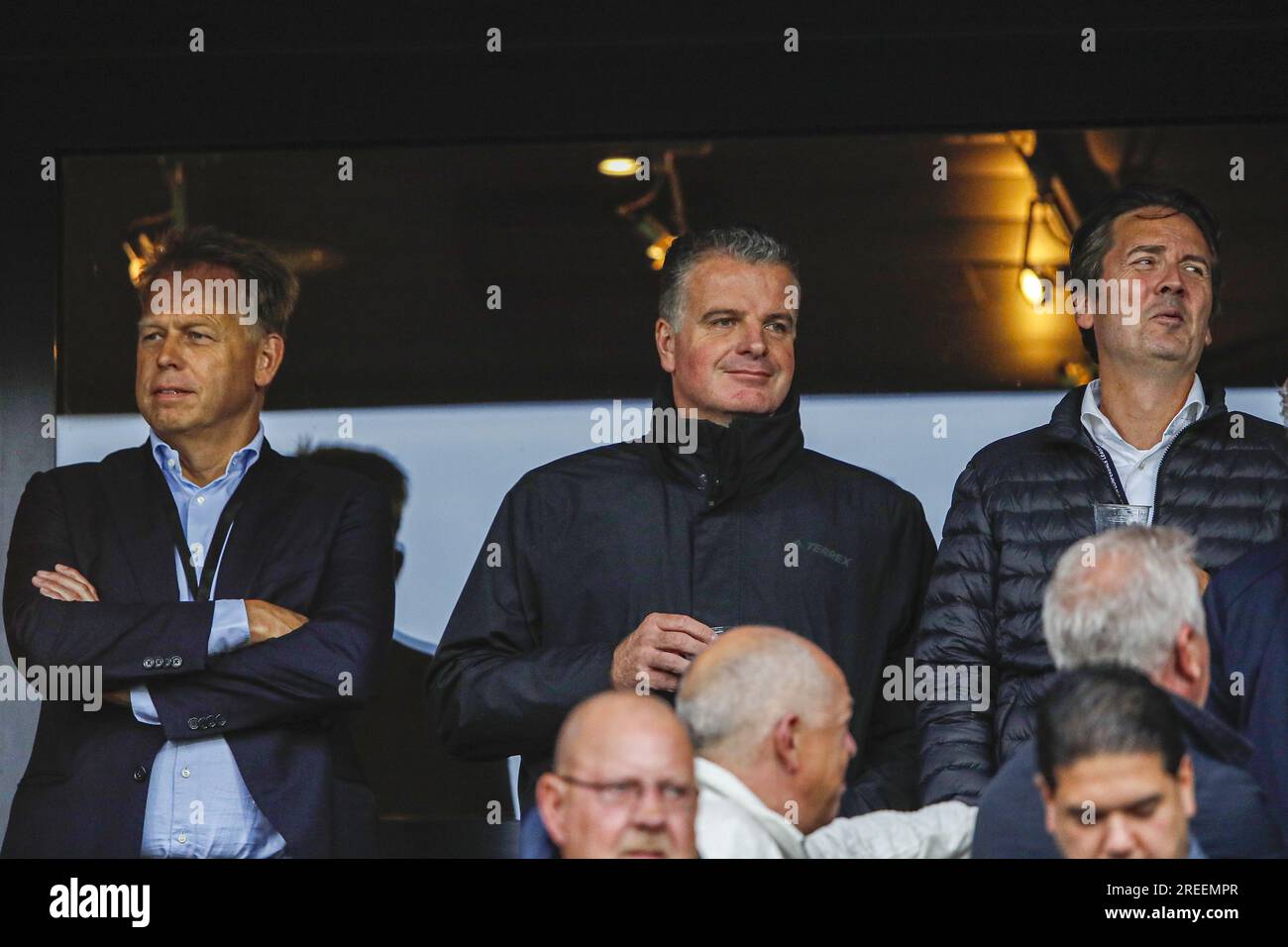 ROTTERDAM - (lr) Feyenoord Finance Director Pieter Smorenburg ...