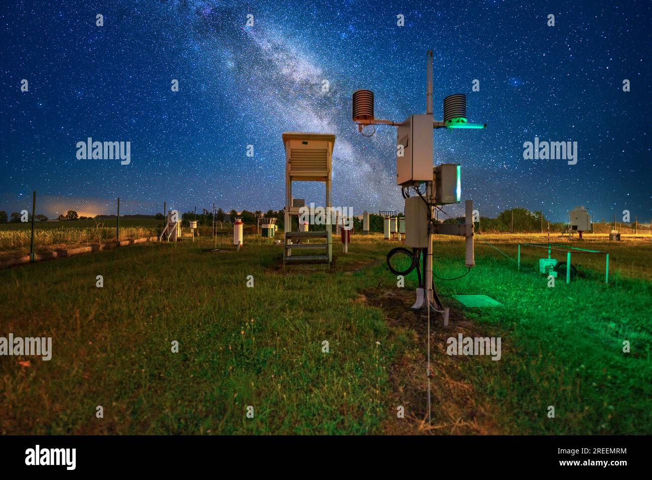 A weather station is a facility, either on land or sea, with ...