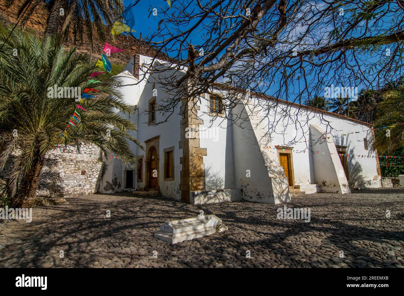 Historical church. Ciudad Velha. Cidade Velha. Santiago. Cabo Verde ...