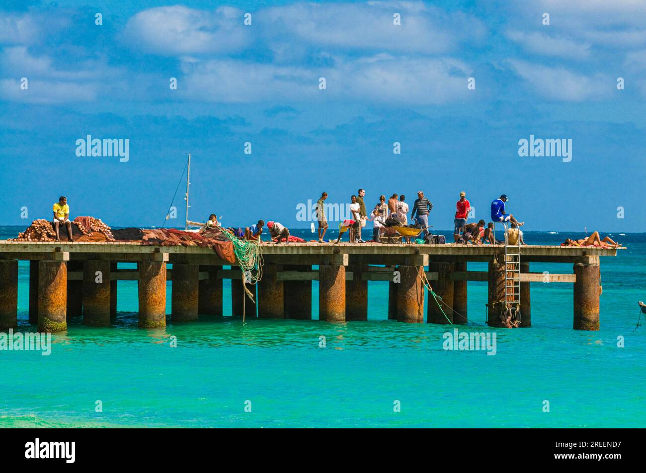Cape verde santa maria hi-res stock photography and images - Alamy