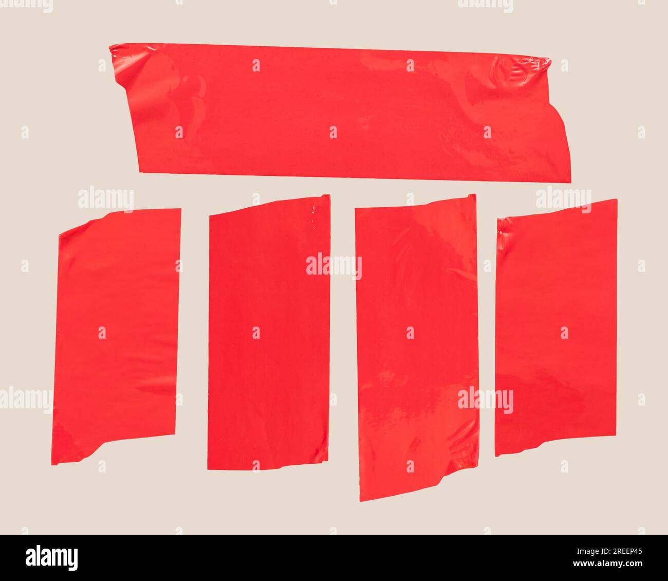 Red tape white background. Resolution and high quality beautiful photo ...